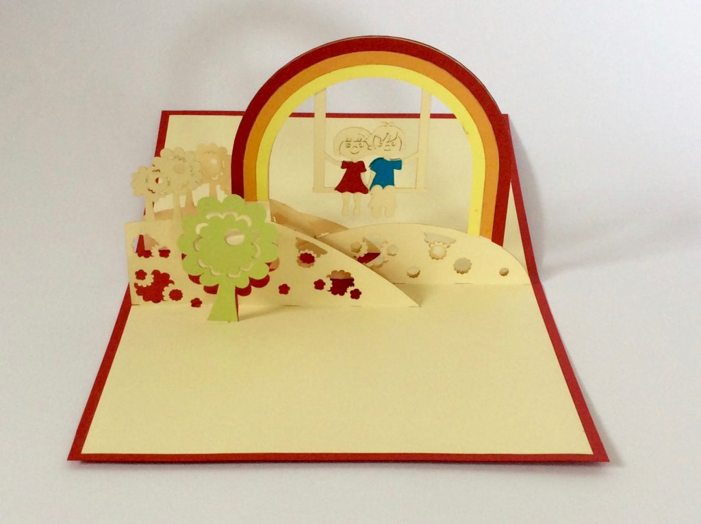 RAINBOW KIDS - Cool Greeting Cards